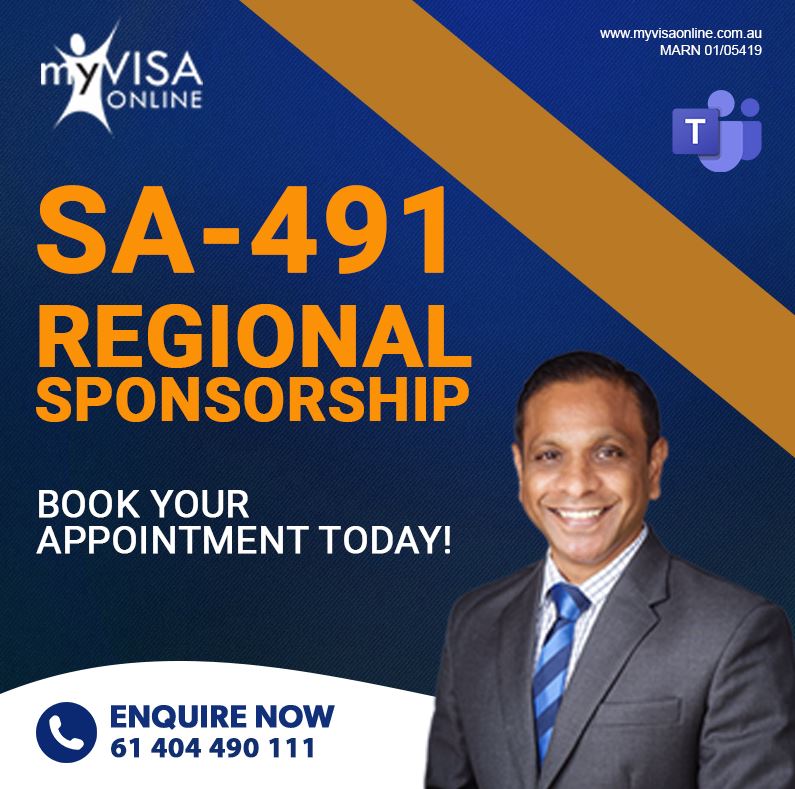 SA Skilled Regional Provisional Visa 491 – HOME