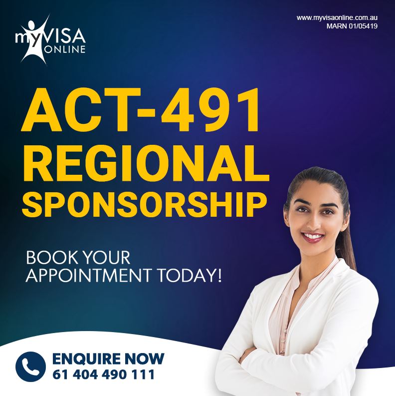ACT Skilled Regional Provisional Visa 491 – HOME